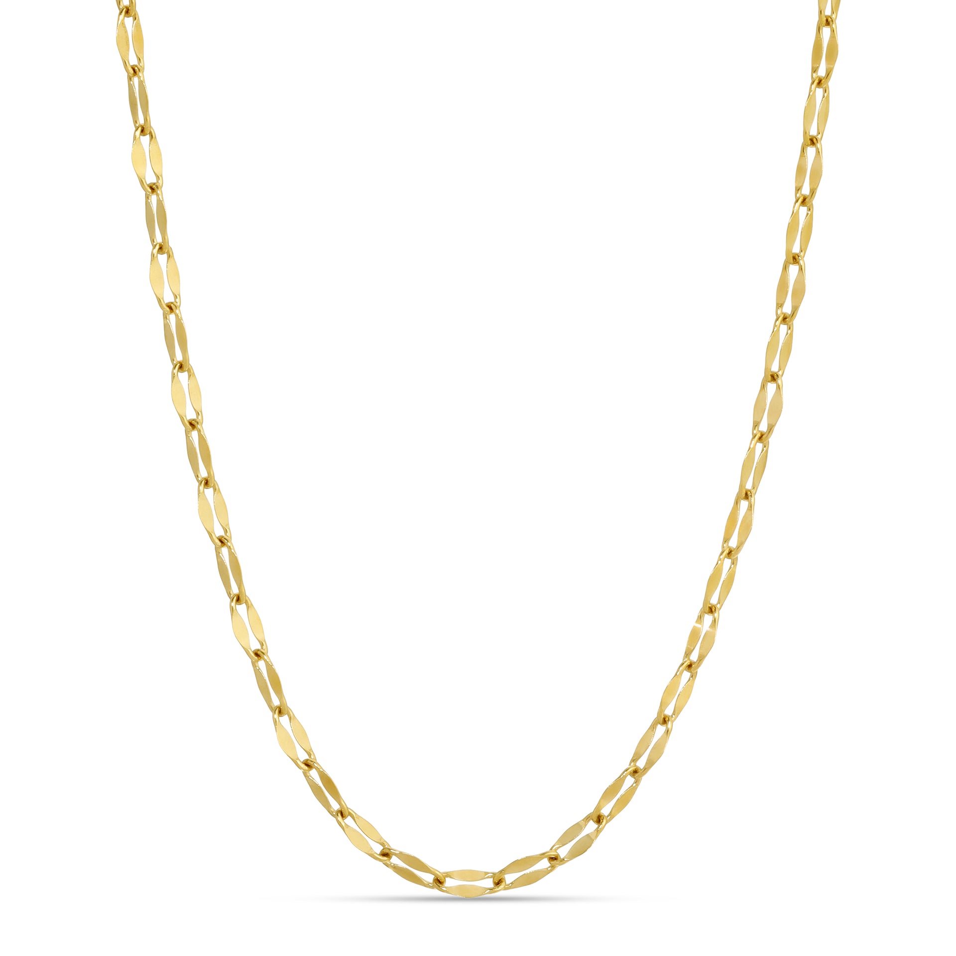 Stainless Steel Double Dapped Bar Chain CC – Timeless Luxury LA
