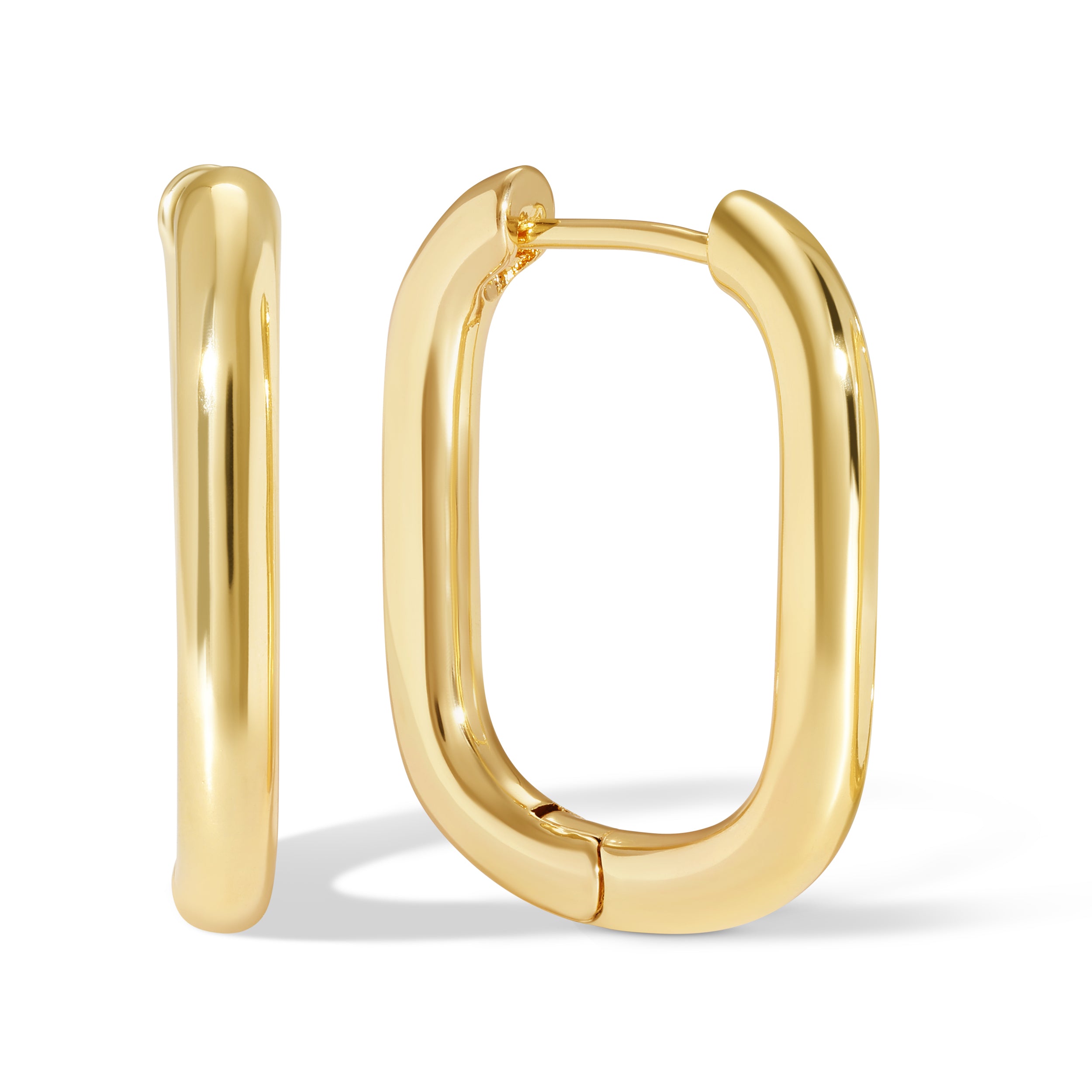 U-Shape Hoops – Timeless Luxury LA